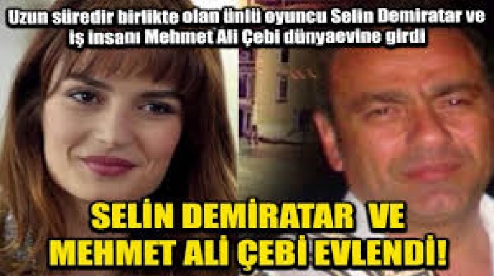 MEHMET ALİ ÇEBİ VE SELİN DEMİRATAR EVLENDİ! - Magazin - Gelecek Gündem MEHMET ALİ ÇEBİ VE SELİN DEMİRATAR EVLENDİ! - Magazin - Gelecek Gündem